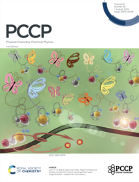 Ionization bond rearrangement on cover of PCCP | Department of Chemistry